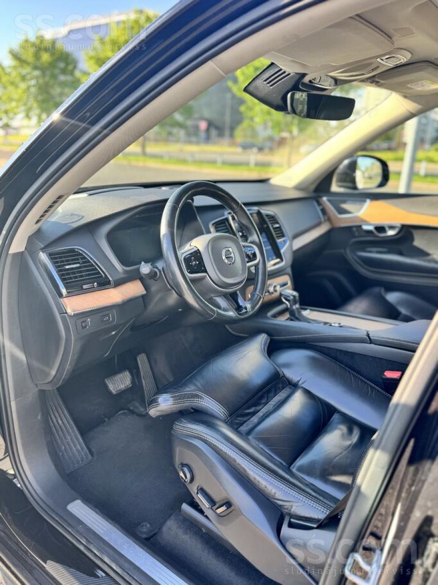 Черный Вольво ХС90 2017 в Рига, объемом двигателя 2.00 л и пробегом 167 тыс. км за 22000 €, фото 10 на AUTOMOTO.COM.LV