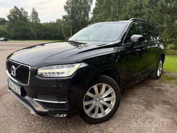 Black Volvo XC90 2017 in Riga, with an engine capacity of 2.00 L and mileage of 284 thousand km for 22900 €, photo 1 on AUTOMOTO.COM.LV