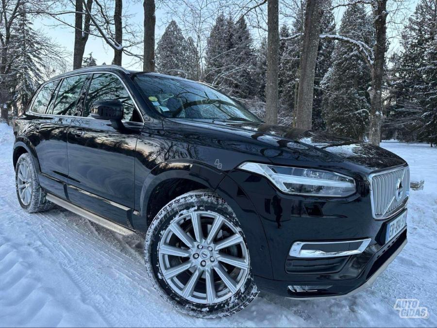 Black Volvo XC90 2017 in Kaunas, with an engine capacity of 2.00 L and mileage of 220 thousand km for 23900 €, photo 3 on AUTOMOTO.COM.LV