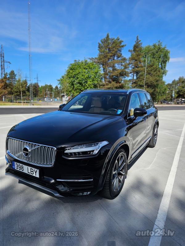 Black Volvo XC90 2017 in Tallinn, with an engine capacity of 2.00 L and mileage of 163 thousand km for 29000 €, photo 5 on AUTOMOTO.COM.LV