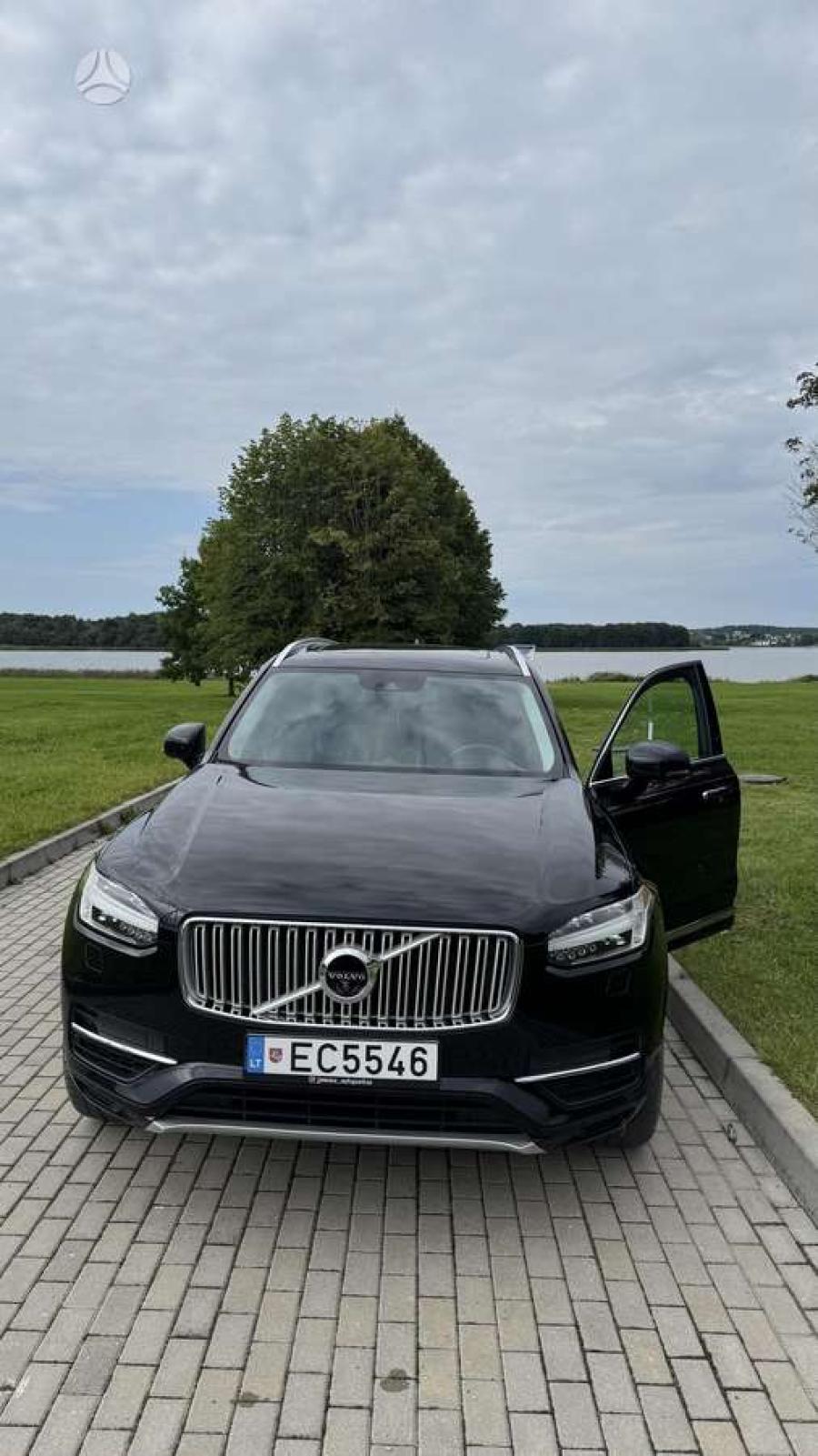 Black Volvo XC90 2017 in Telschi, with an engine capacity of 1.97 L and mileage of 225 thousand km for 21900 €, photo 1 on AUTOMOTO.COM.LV