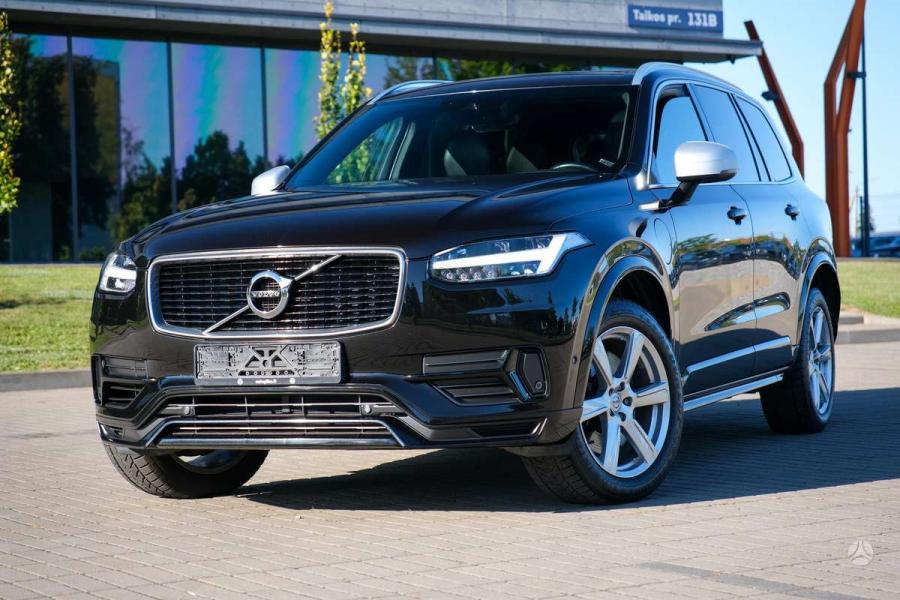 Melns Volvo XC90 2017 Kauņa, ar dzinēja tilpumu 2.00 L un nobraukumu 221 tūkst. km par 22900 €, foto 3 vietnē AUTOMOTO.COM.LV