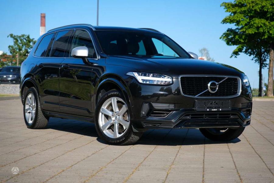 Melns Volvo XC90 2017 Kauņa, ar dzinēja tilpumu 2.00 L un nobraukumu 221 tūkst. km par 22900 €, foto 4 vietnē AUTOMOTO.COM.LV