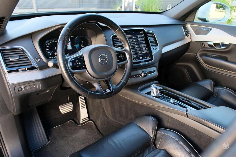 Melns Volvo XC90 2017 Kauņa, ar dzinēja tilpumu 2.00 L un nobraukumu 221 tūkst. km par 22900 €, foto 19 vietnē AUTOMOTO.COM.LV
