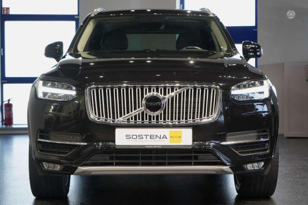 Black Volvo XC90 2017 in Vilnius, with an engine capacity of 1.97 L and mileage of 189 thousand km for 27900 €, photo 5 on AUTOMOTO.COM.LV