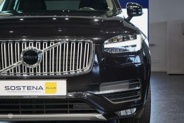 Black Volvo XC90 2017 in Vilnius, with an engine capacity of 1.97 L and mileage of 189 thousand km for 27900 €, photo 6 on AUTOMOTO.COM.LV