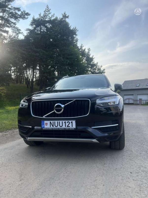 Black Volvo XC90 2017 in Vilnius, with an engine capacity of 1.97 L and mileage of 160 thousand km for 20900 €, photo 3 on AUTOMOTO.COM.LV