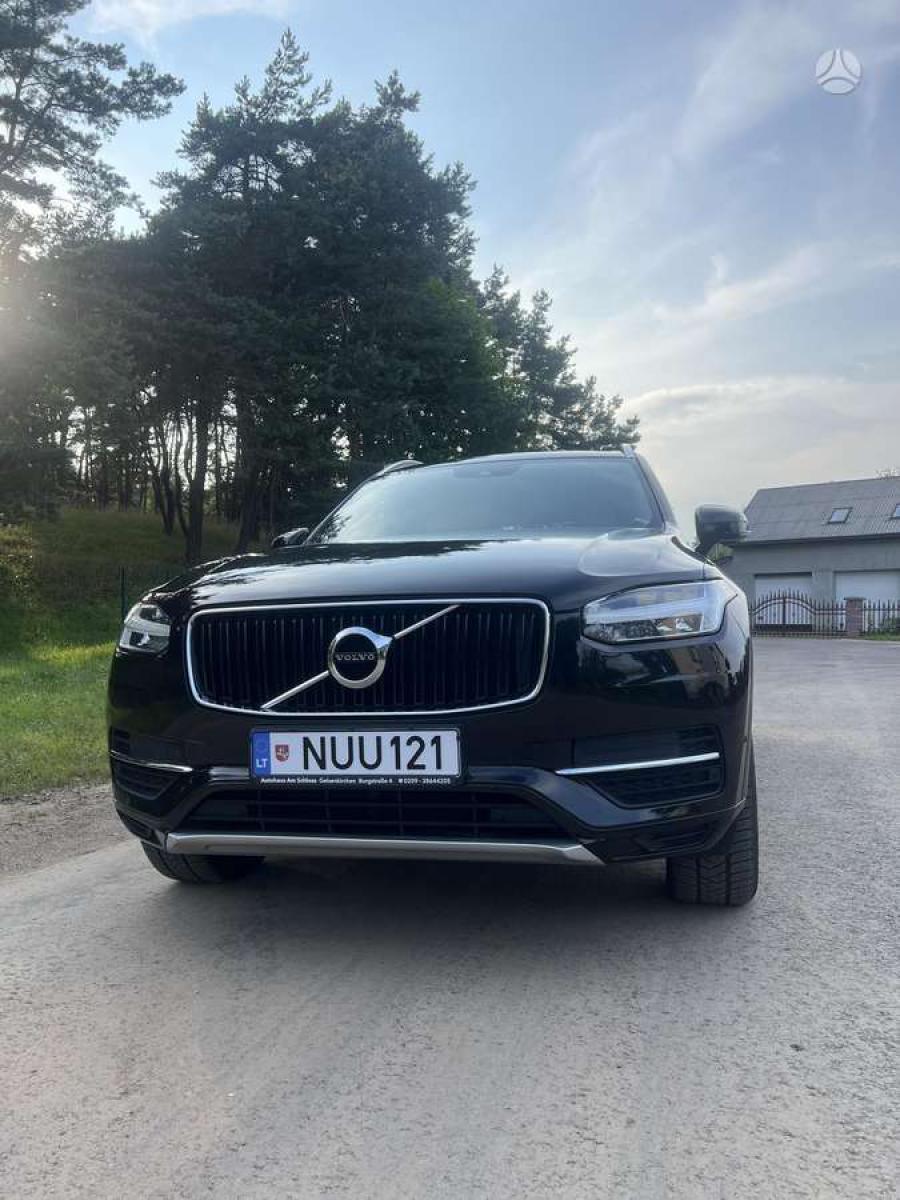 Black Volvo XC90 2017 in Vilnius, with an engine capacity of 1.97 L and mileage of 160 thousand km for 20900 €, photo 3 on AUTOMOTO.COM.LV