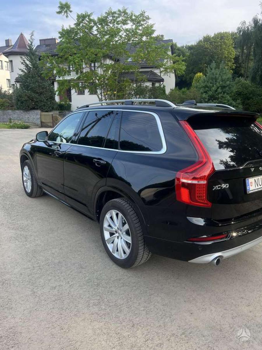 Black Volvo XC90 2017 in Vilnius, with an engine capacity of 1.97 L and mileage of 160 thousand km for 20900 €, photo 5 on AUTOMOTO.COM.LV
