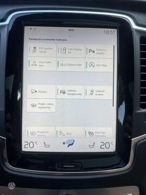 Black Volvo XC90 2017 in Vilnius, with an engine capacity of 1.97 L and mileage of 160 thousand km for 20900 €, photo 17 on AUTOMOTO.COM.LV