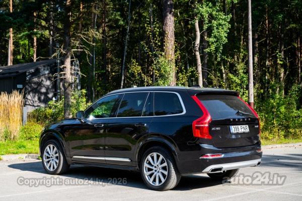 Black Volvo XC90 2017 in Tallinn, with an engine capacity of 2.00 L and mileage of 196 thousand km for 24500 €, photo 4 on AUTOMOTO.COM.LV
