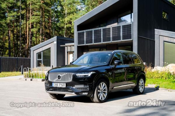 Black Volvo XC90 2017 in Tallinn, with an engine capacity of 2.00 L and mileage of 196 thousand km for 24500 €, photo 6 on AUTOMOTO.COM.LV