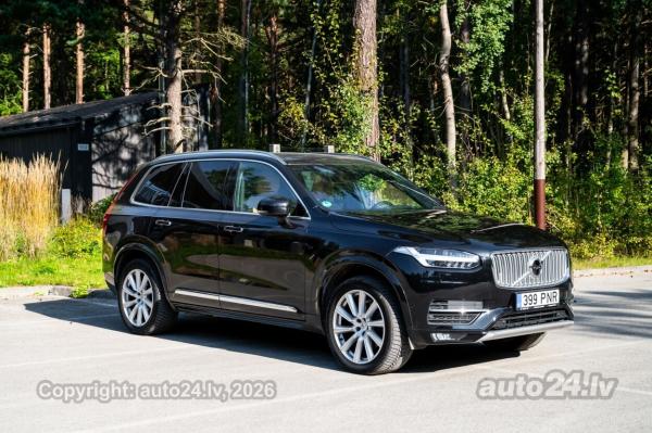 Black Volvo XC90 2017 in Tallinn, with an engine capacity of 2.00 L and mileage of 196 thousand km for 24500 €, photo 8 on AUTOMOTO.COM.LV