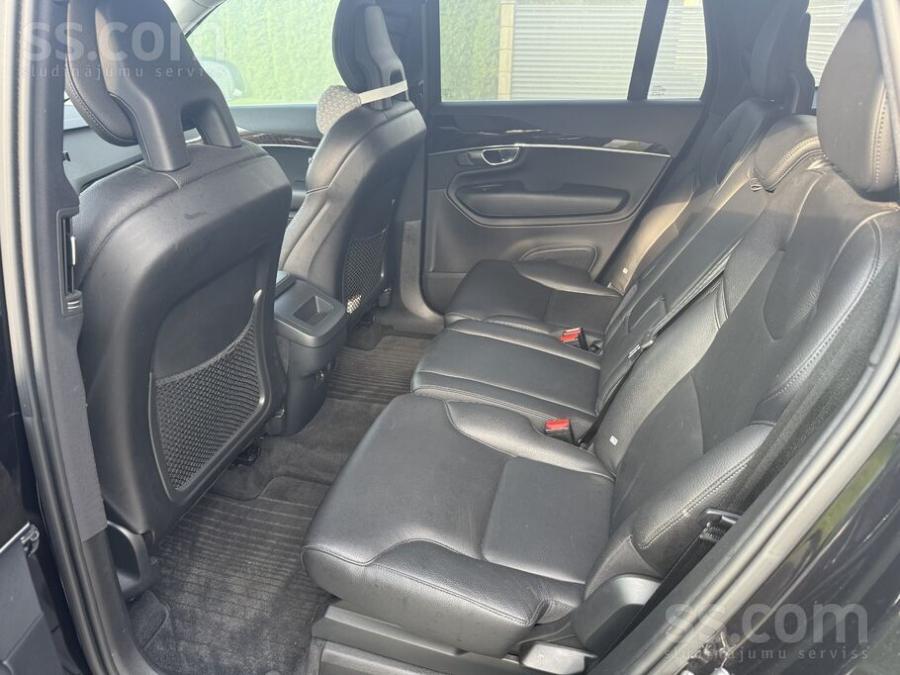 Melns Volvo XC90 2017 Rīga, ar dzinēja tilpumu 2.00 L un nobraukumu 113 tūkst. km par 25750 €, foto 9 vietnē AUTOMOTO.COM.LV