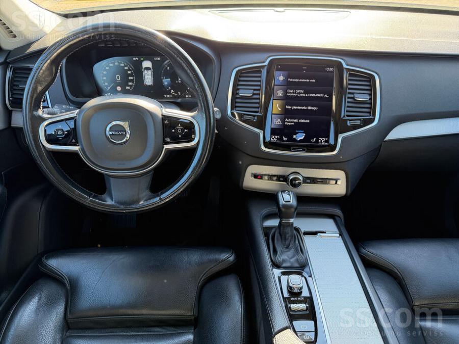 Melns Volvo XC90 2017 Liepāja, ar dzinēja tilpumu 2.00 L un nobraukumu 189 tūkst. km par 19400 €, foto 13 vietnē AUTOMOTO.COM.LV