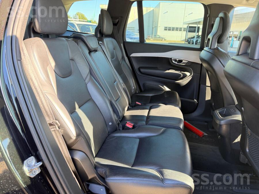 Melns Volvo XC90 2017 Liepāja, ar dzinēja tilpumu 2.00 L un nobraukumu 189 tūkst. km par 19400 €, foto 22 vietnē AUTOMOTO.COM.LV