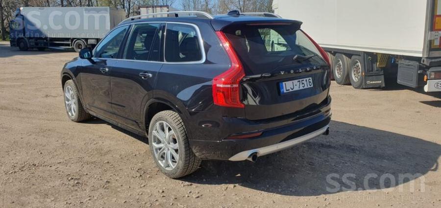 Black Volvo XC90 2018 in Riga, with an engine capacity of 2.00 L and mileage of 143 thousand km for 2950 €, photo 11 on AUTOMOTO.COM.LV