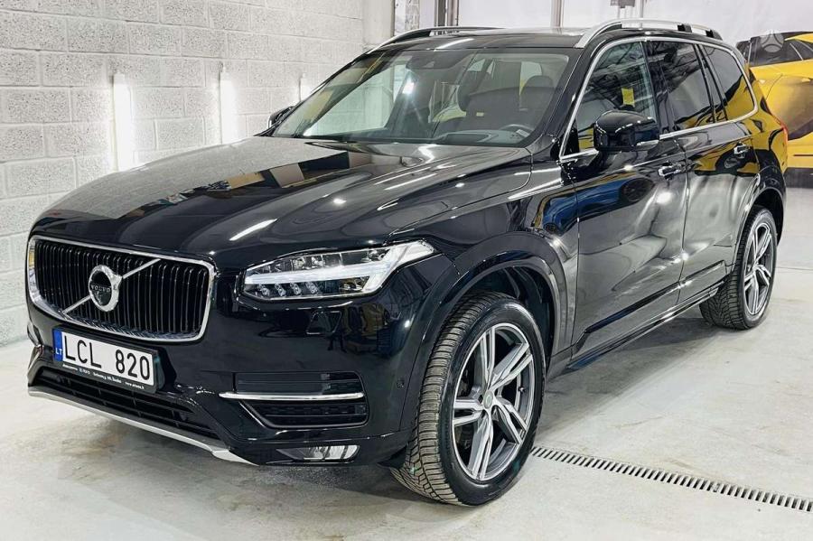 Melns Volvo XC90 2018 Kauņa, ar dzinēja tilpumu 1.97 L un nobraukumu 200 tūkst. km par 21500 €, foto 1 vietnē AUTOMOTO.COM.LV