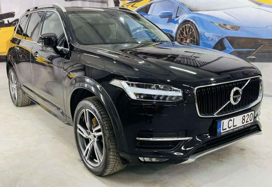 Melns Volvo XC90 2018 Kauņa, ar dzinēja tilpumu 1.97 L un nobraukumu 200 tūkst. km par 21500 €, foto 2 vietnē AUTOMOTO.COM.LV