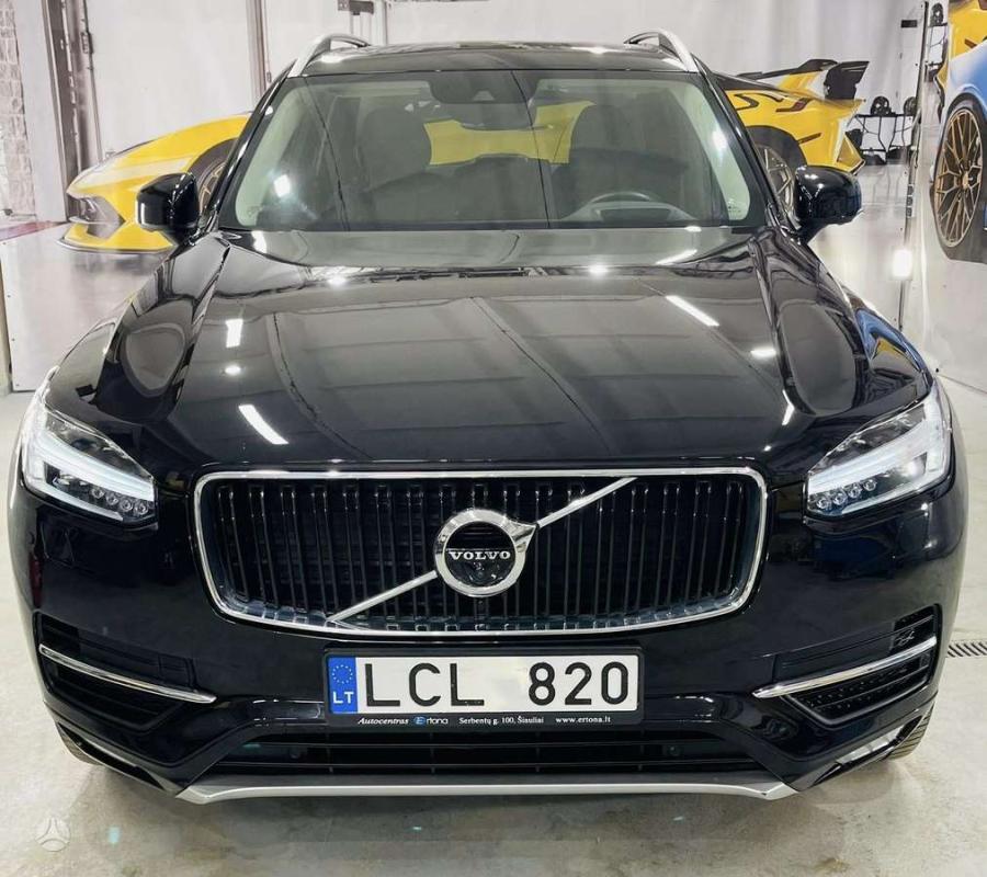 Melns Volvo XC90 2018 Kauņa, ar dzinēja tilpumu 1.97 L un nobraukumu 200 tūkst. km par 21500 €, foto 3 vietnē AUTOMOTO.COM.LV