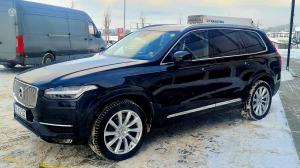 Black Volvo XC90 2018 in Vilnius, with an engine capacity of 2.00 L and mileage of 116 thousand km for 29450 €, photo 2 on AUTOMOTO.COM.LV