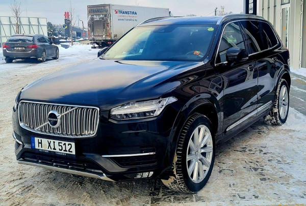 Black Volvo XC90 2018 in Vilnius, with an engine capacity of 2.00 L and mileage of 116 thousand km for 29450 €, photo 5 on AUTOMOTO.COM.LV