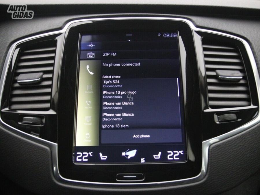 Melns Volvo XC90 2018 Viļņa, ar dzinēja tilpumu 2.00 L un nobraukumu 204 tūkst. km par 24199 €, foto 24 vietnē AUTOMOTO.COM.LV