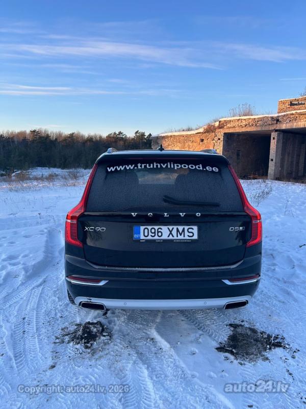 Black Volvo XC90 2018 in Haapsalu, with an engine capacity of 2.00 L and mileage of 193 thousand km for 26590 €, photo 7 on AUTOMOTO.COM.LV