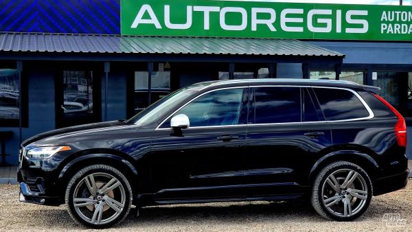 Black Volvo XC90 2018 in Kretinga, with an engine capacity of 2.00 L and mileage of 121 thousand km for 27799 €, photo 6 on AUTOMOTO.COM.LV