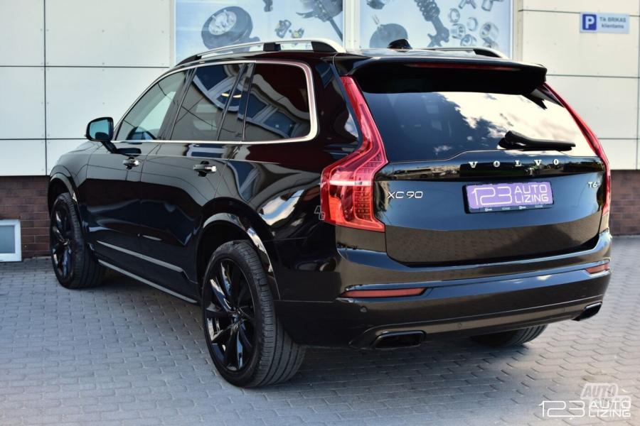 Black Volvo XC90 2018 in Kretinga, with an engine capacity of 2.00 L and mileage of 170 thousand km for 25500 €, photo 6 on AUTOMOTO.COM.LV