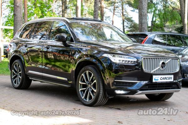 Black Volvo XC90 2018 in Tallinn, with an engine capacity of 2.00 L and mileage of 150 thousand km for 39990 €, photo 8 on AUTOMOTO.COM.LV