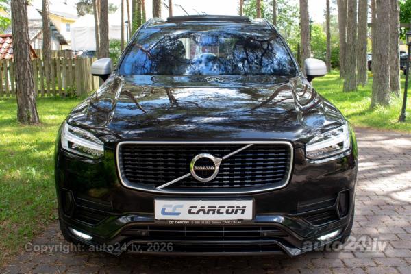 Black Volvo XC90 2018 in Tallinn, with an engine capacity of 2.00 L and mileage of 210 thousand km for 28900 €, photo 6 on AUTOMOTO.COM.LV