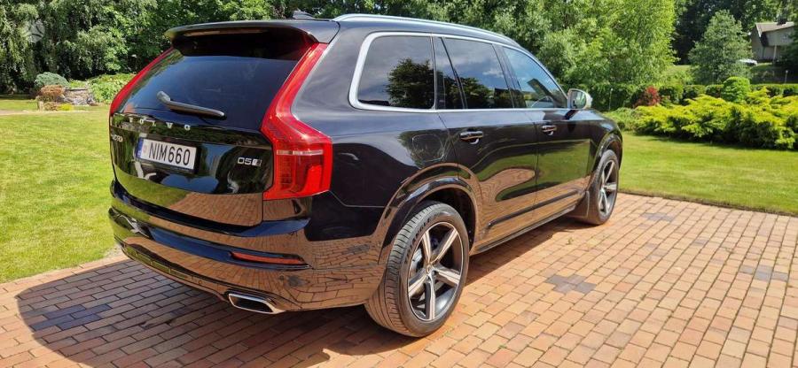 Melns Volvo XC90 2018 Anykščiai, ar dzinēja tilpumu 1.97 L un nobraukumu 200 tūkst. km par 24999 €, foto 5 vietnē AUTOMOTO.COM.LV