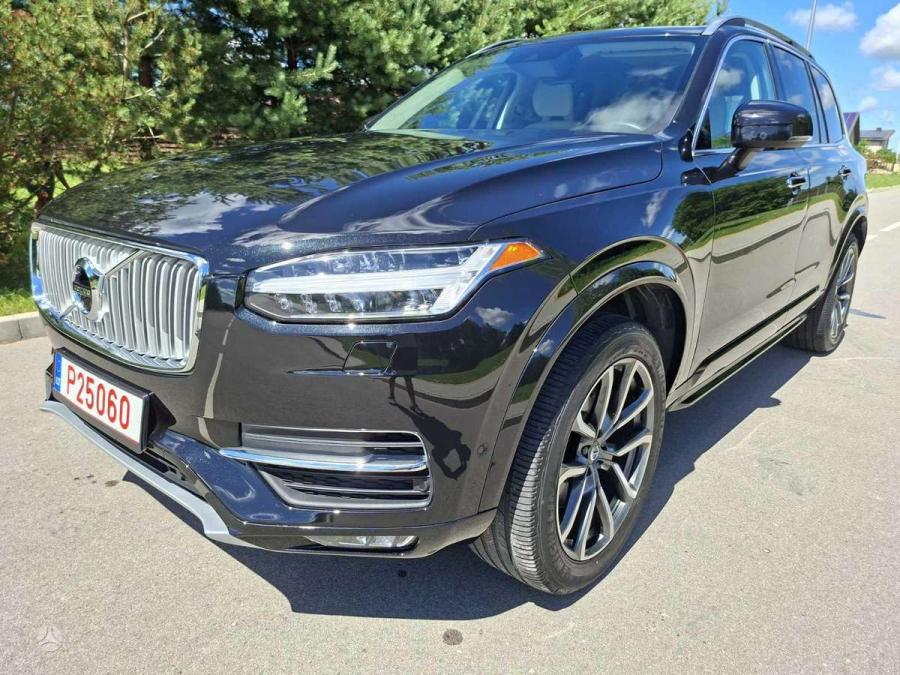 Black Volvo XC90 2018 in Klaipeda, with an engine capacity of 1.97 L and mileage of 131 thousand km for 23900 €, photo 22 on AUTOMOTO.COM.LV