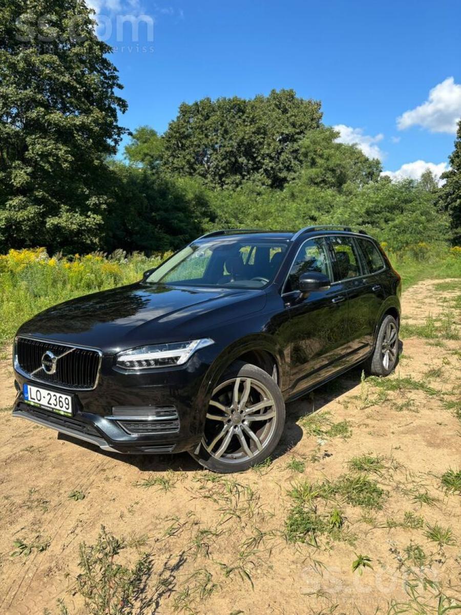 Black Volvo XC90 2018 in Riga, with an engine capacity of 2.00 L and mileage of 109 thousand km for 27500 €, photo 1 on AUTOMOTO.COM.LV