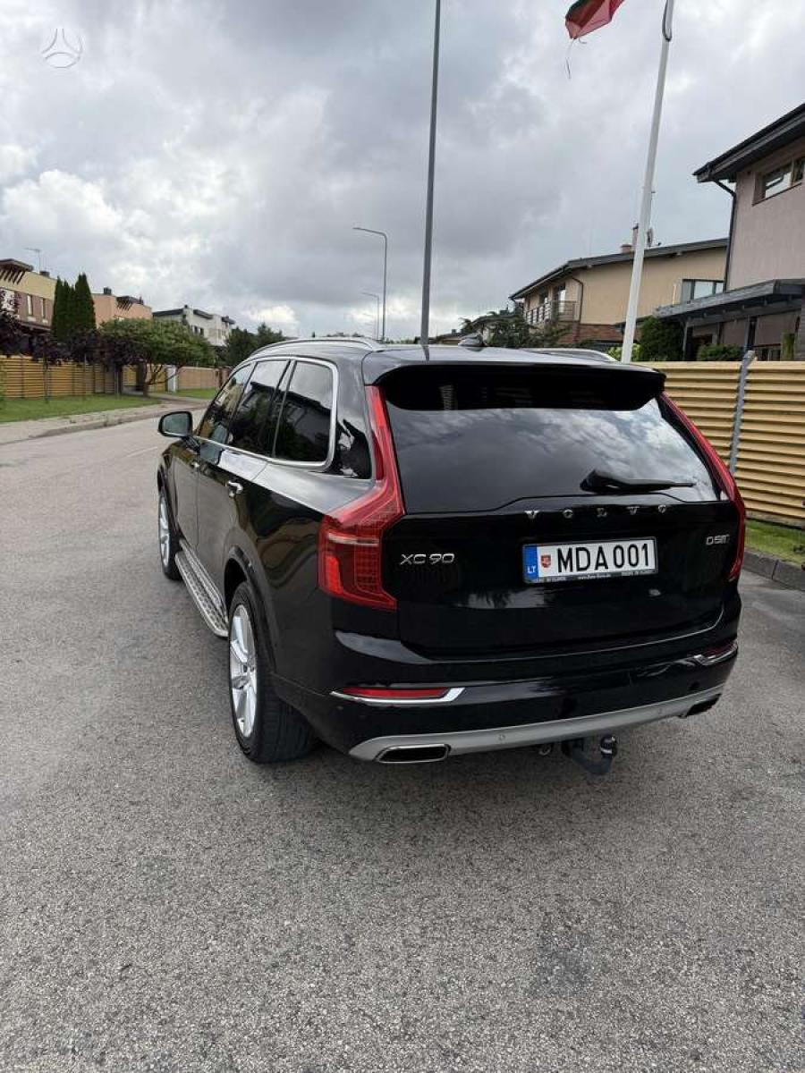 Melns Volvo XC90 2018 Klaipėda, ar dzinēja tilpumu 1.97 L un nobraukumu 184 tūkst. km par 23900 €, foto 4 vietnē AUTOMOTO.COM.LV