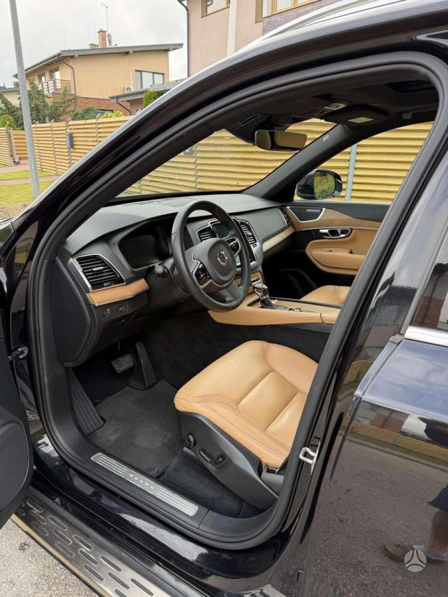 Melns Volvo XC90 2018 Klaipėda, ar dzinēja tilpumu 1.97 L un nobraukumu 184 tūkst. km par 23900 €, foto 6 vietnē AUTOMOTO.COM.LV