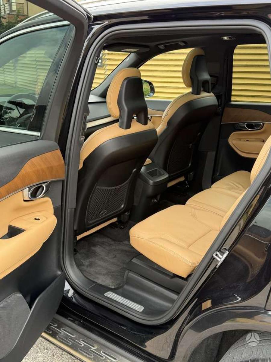 Melns Volvo XC90 2018 Klaipėda, ar dzinēja tilpumu 1.97 L un nobraukumu 184 tūkst. km par 23900 €, foto 10 vietnē AUTOMOTO.COM.LV
