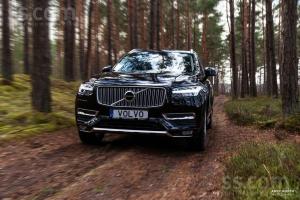 Black Volvo XC90 2018 in Riga, with an engine capacity of 2.00 L and mileage of 166 thousand km for 28000 €, photo 6 on AUTOMOTO.COM.LV