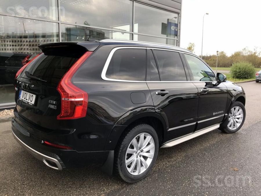 Black Volvo XC90 2018 in Riga, with an engine capacity of 2.00 L and mileage of 166 thousand km for 28000 €, photo 12 on AUTOMOTO.COM.LV
