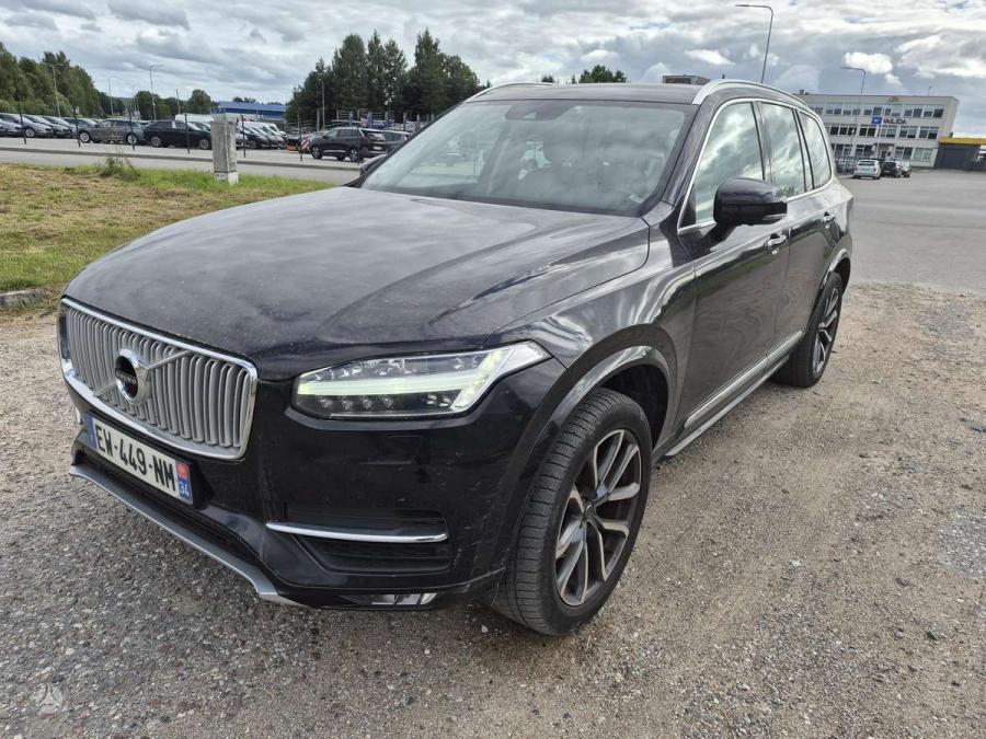 Black Volvo XC90 2018 in Taurage, with an engine capacity of 1.97 L and mileage of 269 thousand km for 14800 €, photo 1 on AUTOMOTO.COM.LV