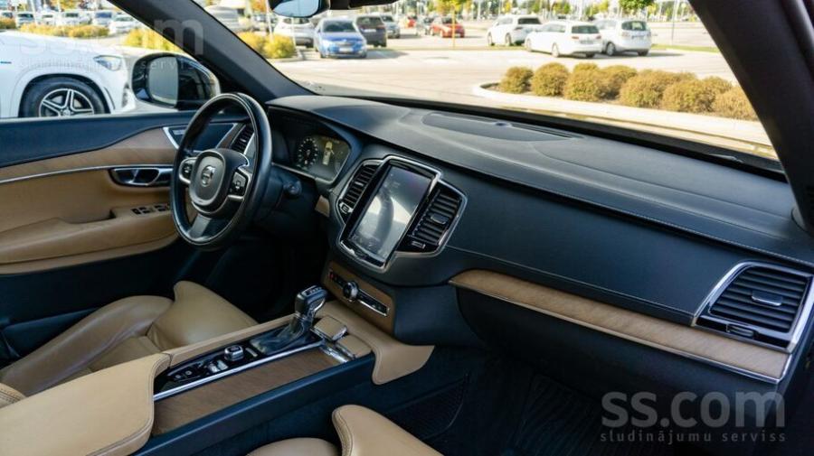 Melns Volvo XC90 2019 Rīga, ar dzinēja tilpumu 2.00 L un nobraukumu 168 tūkst. km par 28590 €, foto 10 vietnē AUTOMOTO.COM.LV