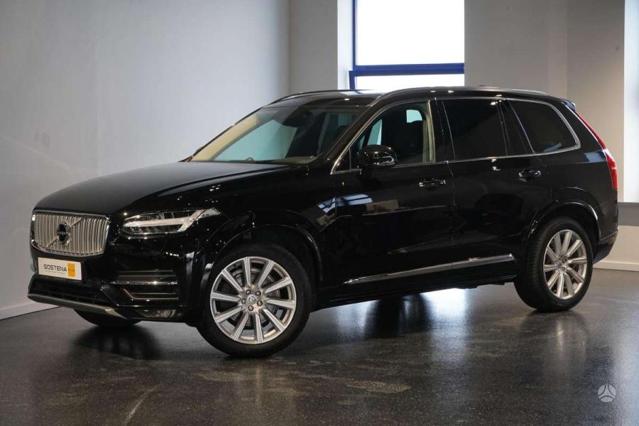 Melns Volvo XC90 2019 Viļņa, ar dzinēja tilpumu 1.97 L un nobraukumu 92 tūkst. km par 34450 €, foto 1 vietnē AUTOMOTO.COM.LV