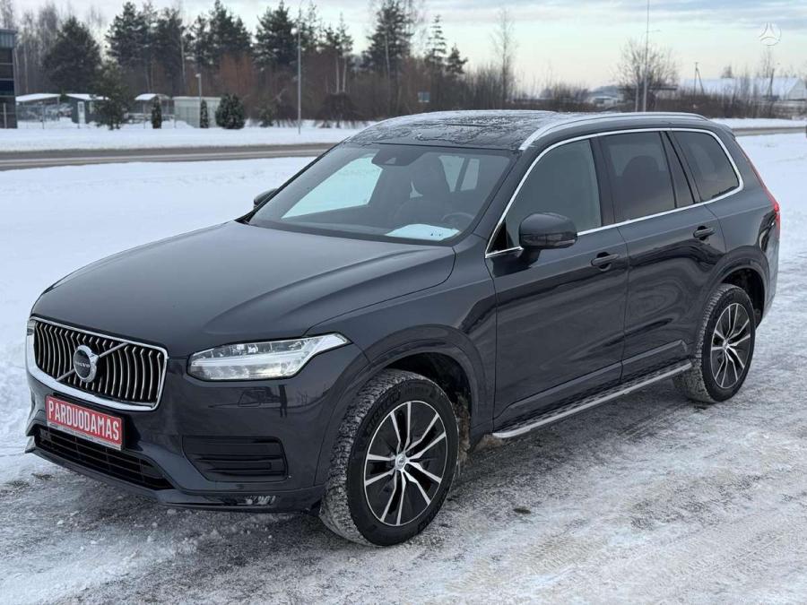 Black Volvo XC90 2019 in Panevezys, with an engine capacity of 1.97 L and mileage of 192 thousand km for 26500 €, photo 1 on AUTOMOTO.COM.LV