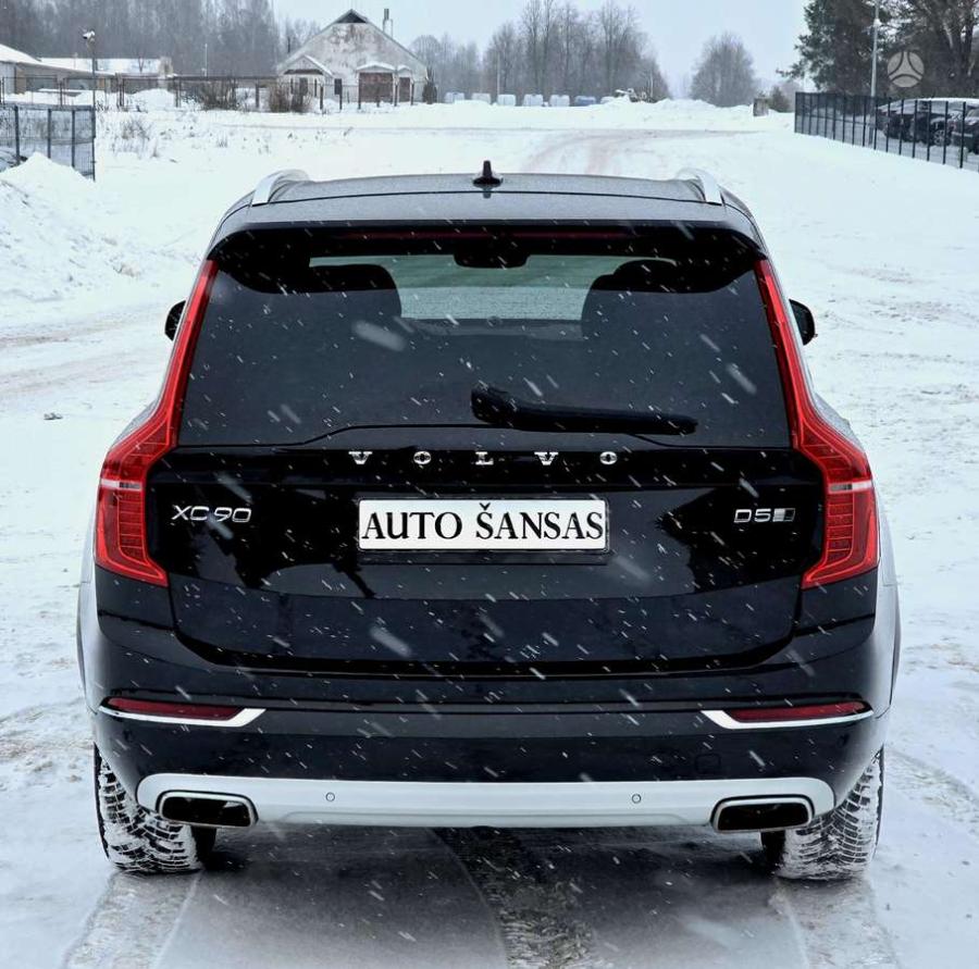 Melns Volvo XC90 2019 Tauragė, ar dzinēja tilpumu 2.00 L un nobraukumu 181 tūkst. km par 25900 €, foto 10 vietnē AUTOMOTO.COM.LV