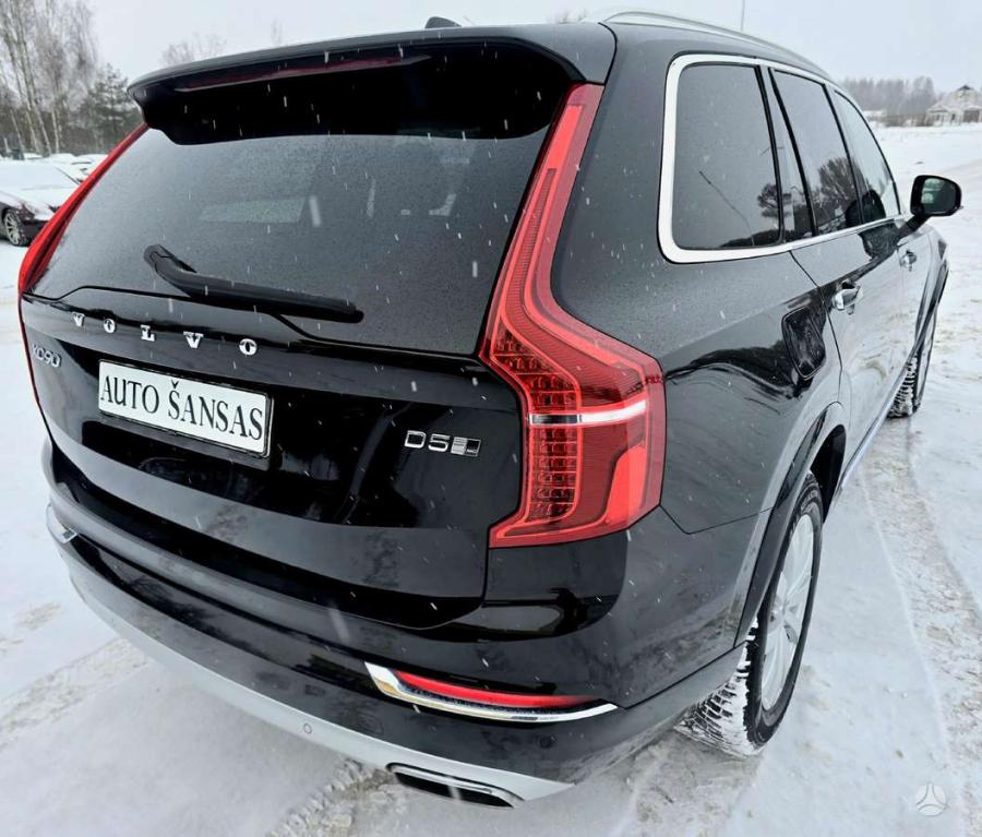 Melns Volvo XC90 2019 Tauragė, ar dzinēja tilpumu 2.00 L un nobraukumu 181 tūkst. km par 25900 €, foto 12 vietnē AUTOMOTO.COM.LV