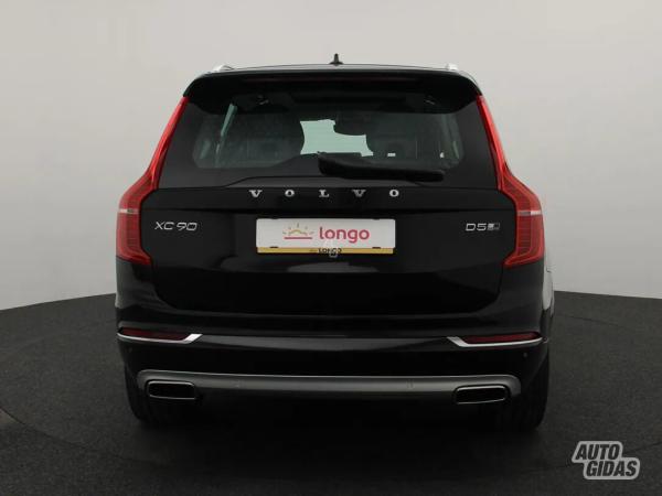 Black Volvo XC90 2019 in Vilnius, with an engine capacity of 2.00 L and mileage of 225 thousand km for 26599 €, photo 5 on AUTOMOTO.COM.LV