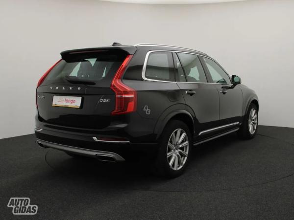 Black Volvo XC90 2019 in Vilnius, with an engine capacity of 2.00 L and mileage of 225 thousand km for 26599 €, photo 8 on AUTOMOTO.COM.LV