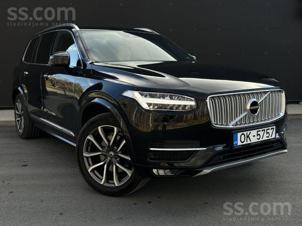 Black Volvo XC90 2019 in Jelgava, with an engine capacity of 2.00 L and mileage of 171 thousand km for 28595 €, photo 3 on AUTOMOTO.COM.LV