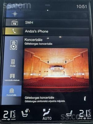 Melns Volvo XC90 2019 Rīga, ar dzinēja tilpumu 2.00 L un nobraukumu 193 tūkst. km par 26490 €, foto 14 vietnē AUTOMOTO.COM.LV